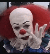 Pennywise The Clown Waving Gif