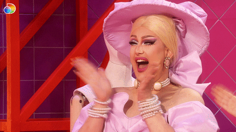 Gifs Divertidos De Drag Queen Be Quiet Logo Tv GIF By RuPaul's Drag