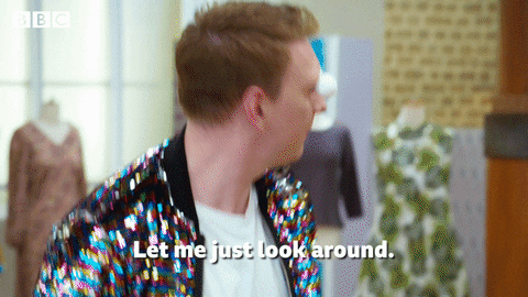 Looking Around Gif