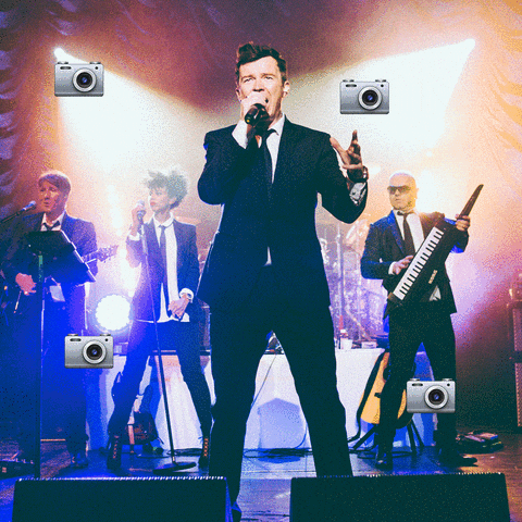 Rick Astley GIF by Webster Hall - Find & Share on GIPHY