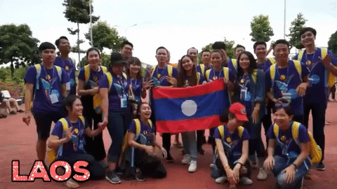 Flag Of Laos GIFs - Get the best GIF on GIPHY