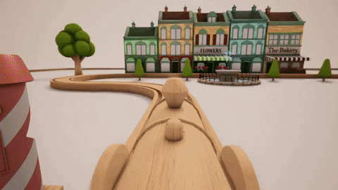 Wooden Train GIFs - Get the best GIF on GIPHY