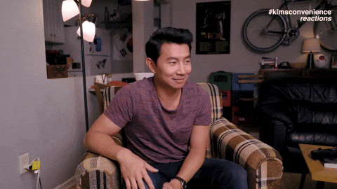 Simu Liu Reaction GIF by Kim's Convenience - Find & Share on GIPHY