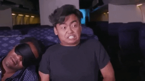 When Im Scared On The Plane GIFs - Get the best GIF on GIPHY