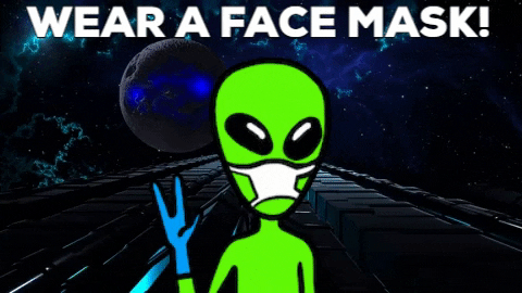 Face Mask GIF by Squirrel Monkey - Find & Share on GIPHY