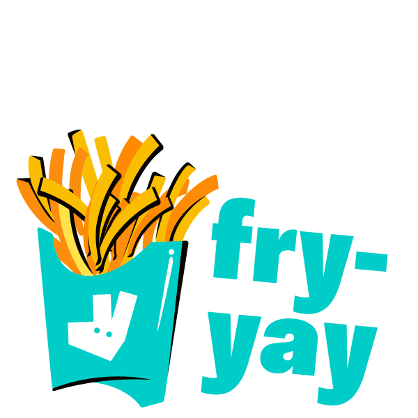 Friday Fries Sticker by Deliveroo for iOS & Android | GIPHY