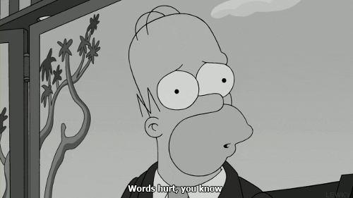 Words Hurt You Know GIFs - Get the best GIF on GIPHY