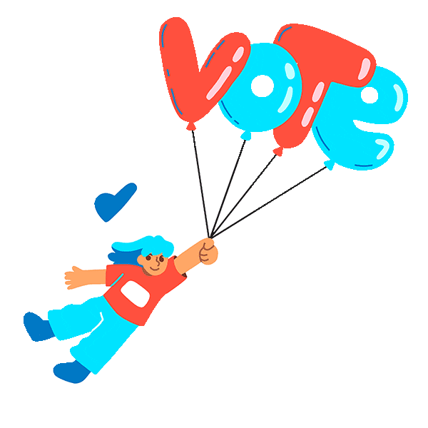 Voting Midterm Elections Sticker by imrobinthisjoint for iOS & Android ...
