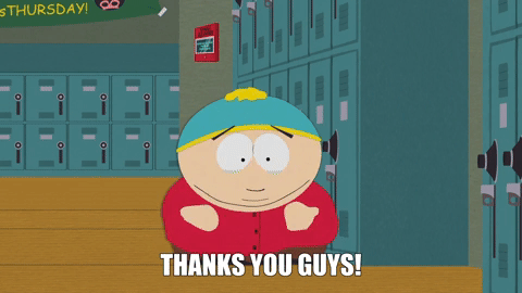 South Park Thanks Gif