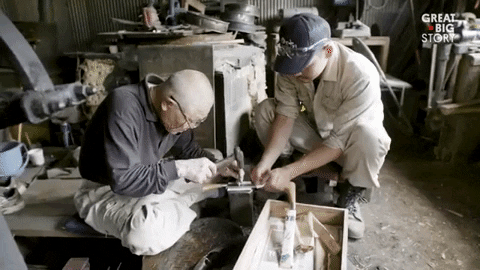 Hatchet Maker GIFs - Get the best GIF on GIPHY