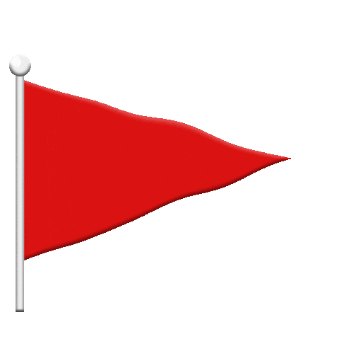 Red Flag Sticker by Searchlight Pictures for iOS & Android | GIPHY