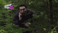 Hiding In The Bushes Gif