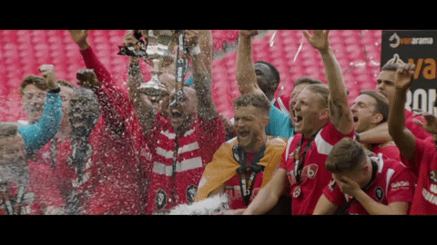 David Beckham Celebration GIF by Salford City FC - Find & Share on GIPHY