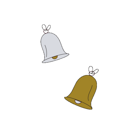 Church Bells Christmas Sticker by Mallory Ervin for iOS & Android | GIPHY