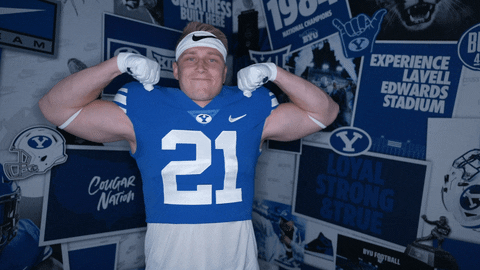 Byu Football GIF by BYU Cougars - Find & Share on GIPHY