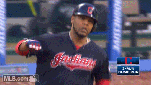Cleveland Indians Encarnacion GIF by MLB - Find & Share on GIPHY