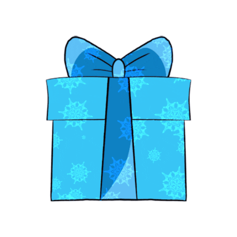 Blue Gift Box Clip Art