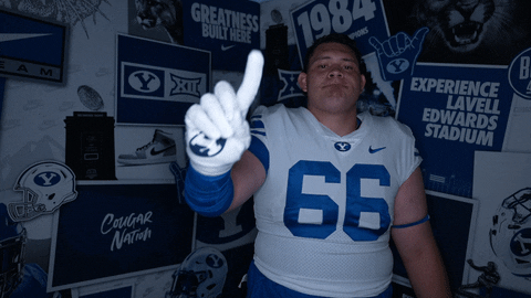 Byu Football GIF by BYU Cougars - Find & Share on GIPHY