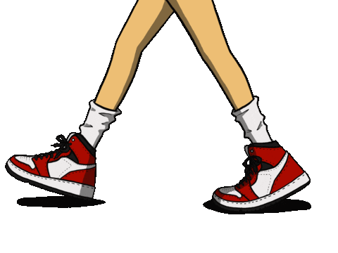 Animated Walking Shoes