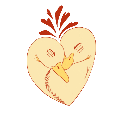 Duck Love Sticker for iOS & Android | GIPHY