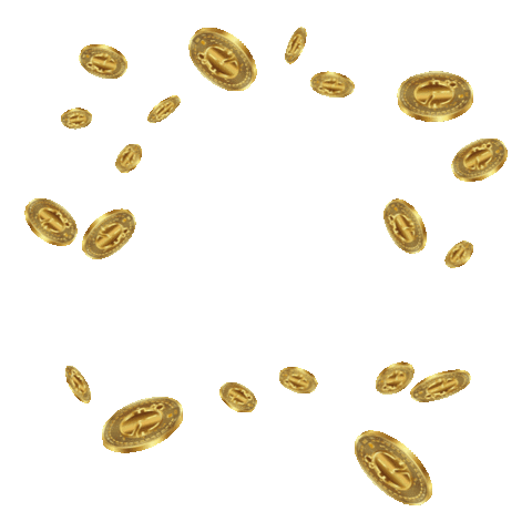 Falling Coins Animated Gif
