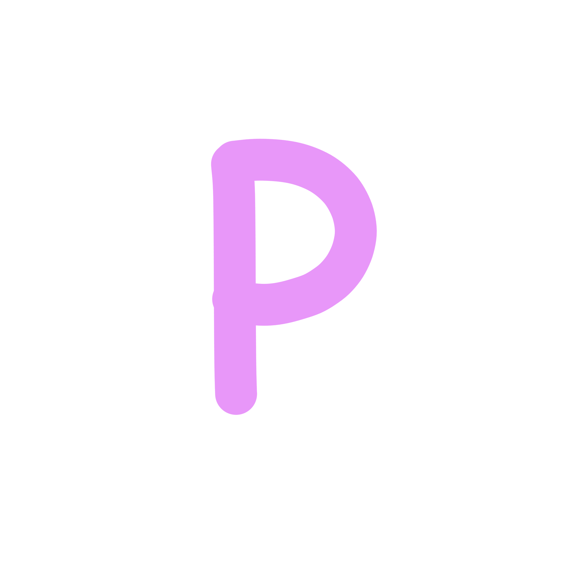 Pastel P Sticker for iOS & Android | GIPHY