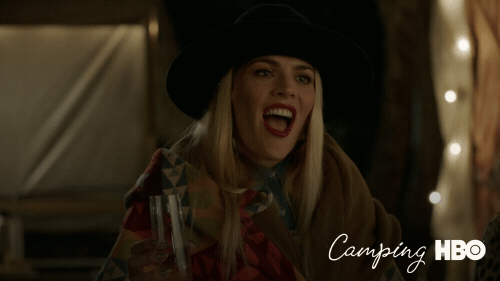 Busy Philipps GIF by Camping - Find & Share on GIPHY