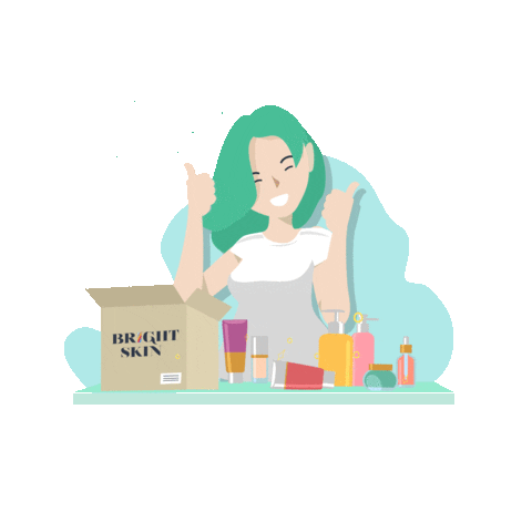 Glowing Skin Care Sticker by Bright Skin Ph for iOS & Android | GIPHY