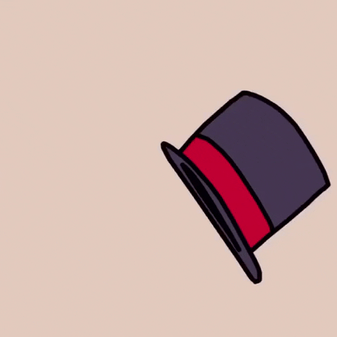 Top Hat Art GIF by Maya Richman - Find & Share on GIPHY