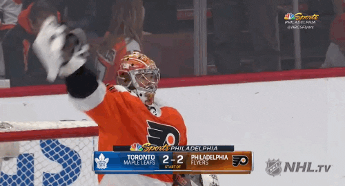 Waving Philadelphia Flyers GIF by NHL - Find & Share on GIPHY