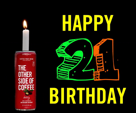 Happy-21-birthday GIFs - Get the best GIF on GIPHY