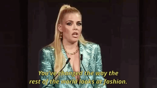 Busy Philipps GIF by CFDA - Find & Share on GIPHY