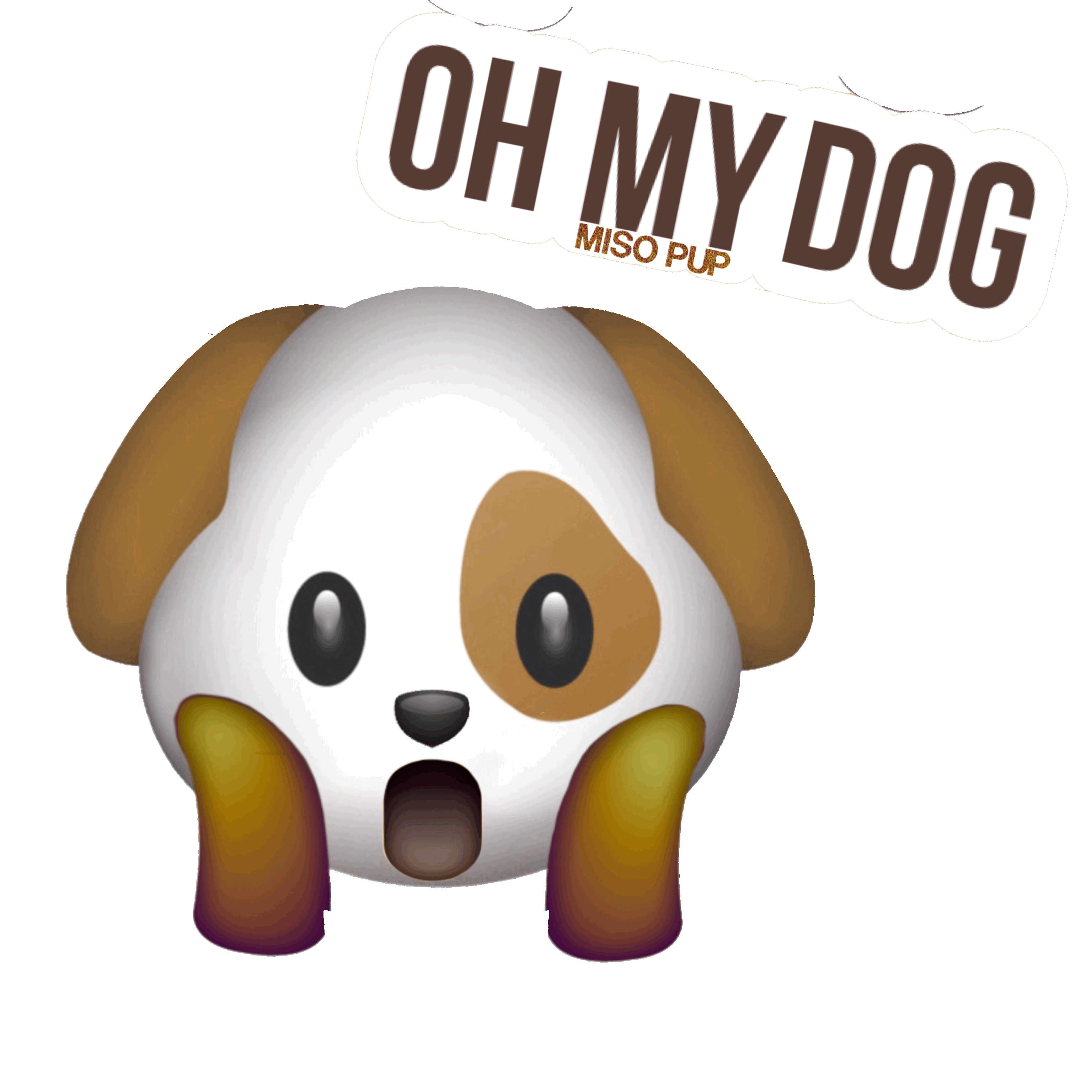 Dog Wow Sticker by MISO PUP for iOS & Android | GIPHY