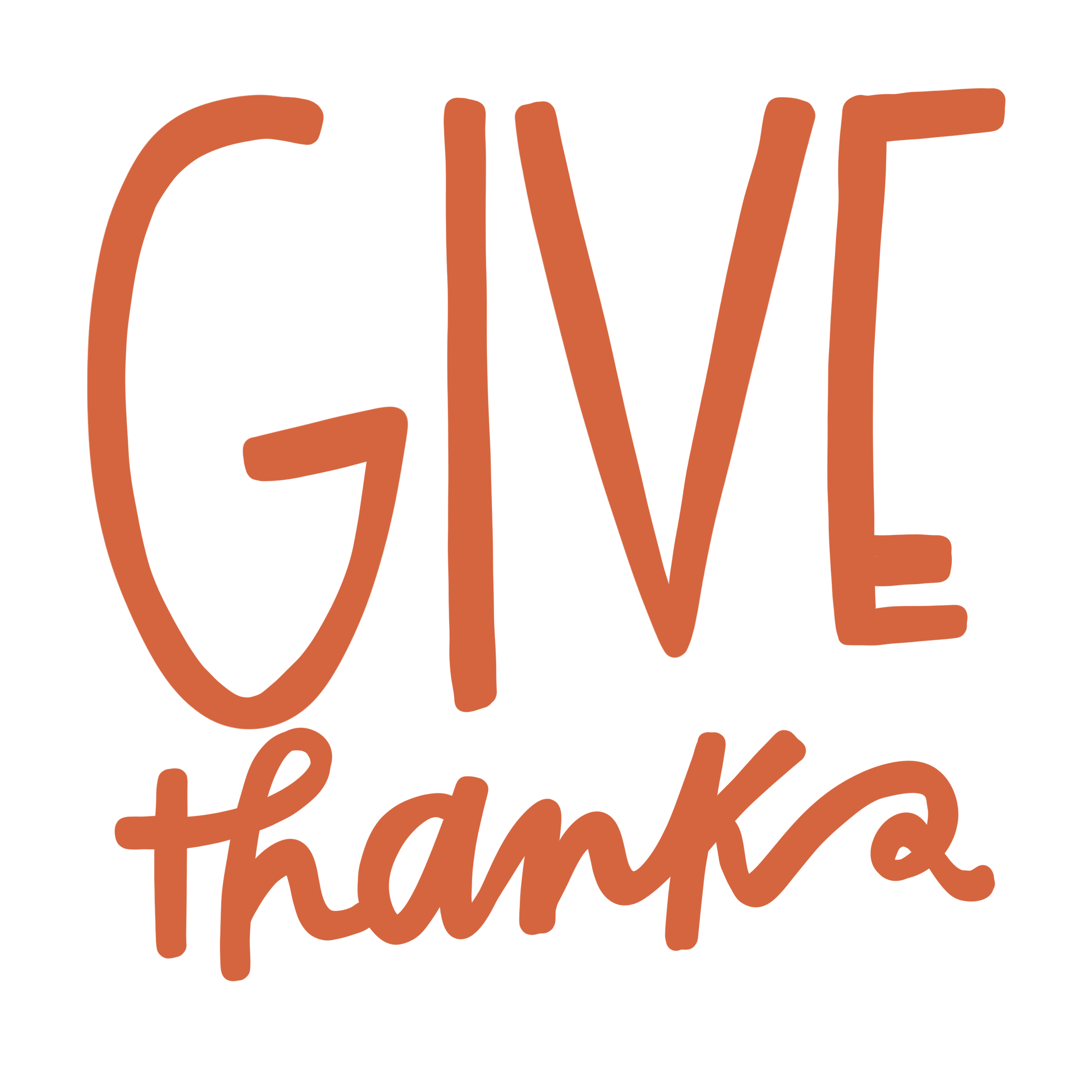 Give Thanks Thank You Sticker by Well-Watered Women for iOS & Android ...