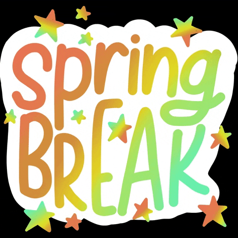 Spring Break Clip Art Animated