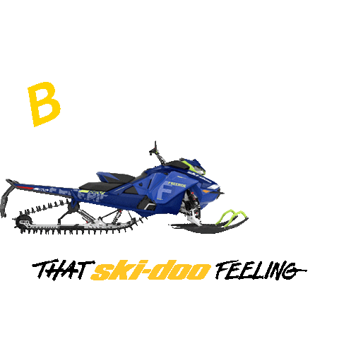 Winter Sled Sticker by Ski-Doo for iOS & Android | GIPHY