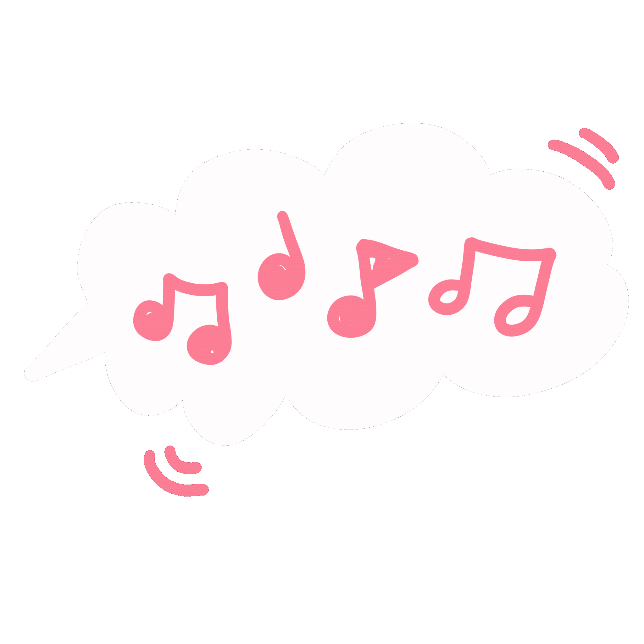 Pink Song Sticker for iOS & Android | GIPHY