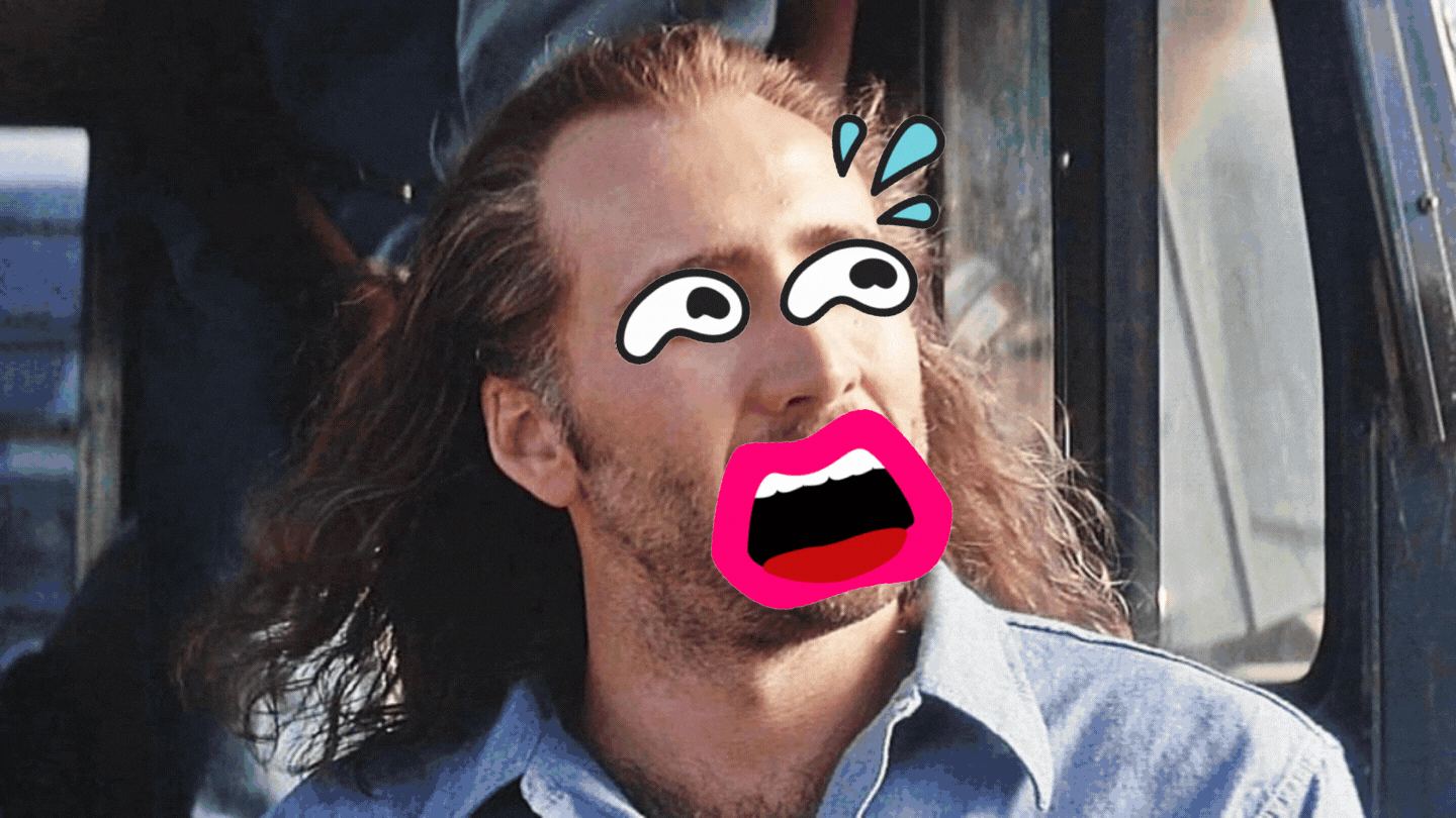 Gif Faccia A Faccia Di Nicolas Cage Nicolas Cages Face GIFs | Tenor