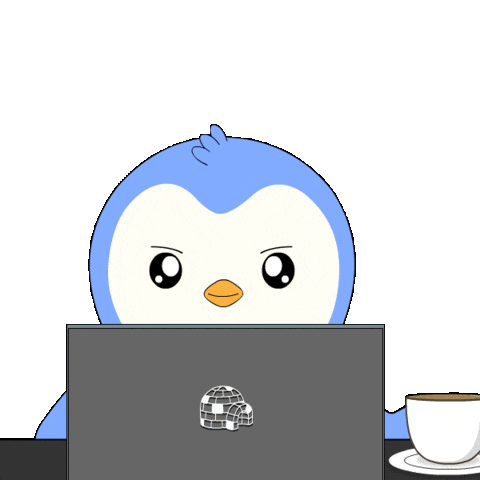 Coding Artificial Intelligence Sticker by Pudgy Penguins - Find & Share ...