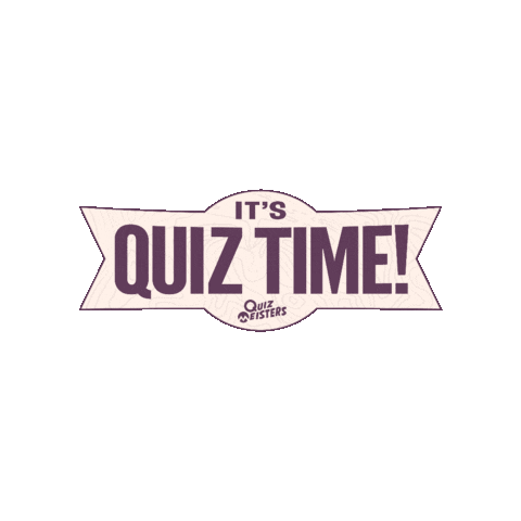 Trivia Quiz Time Sticker by Quiz Meisters for iOS & Android | GIPHY