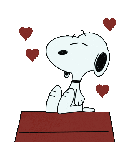 Happy Valentine's Day Snoopy Stickers - Find & Share on GIPHY