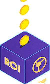 Roi Investimento Sticker by Canário Marketing for iOS & Android | GIPHY