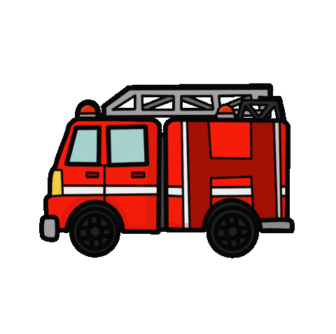 Fire Truck Sticker - Find & Share on GIPHY