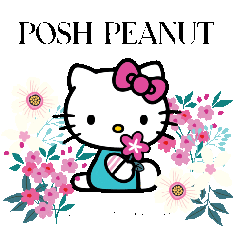 Hello Kitty Collaboration Sticker by Posh Peanut - Find & Share on GIPHY