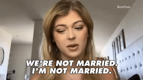 We Are Not Married GIFs - Find & Share on GIPHY