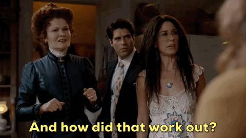 Rebecca Wisocky Ghosts GIF by CBS - Find & Share on GIPHY