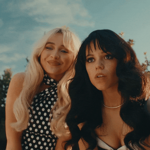 Jenna Ortega Taste GIF by Sabrina Carpenter - Find & Share on GIPHY