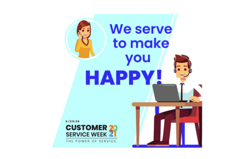 Customer Service Workplace Sticker by Everise - Find & Share on GIPHY