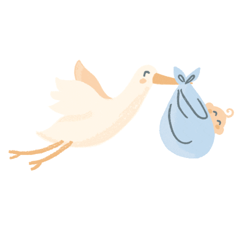 Stork And Baby Stickers - Find & Share on GIPHY