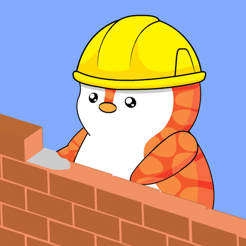 Work Create GIF by Pudgy Penguins - Find & Share on GIPHY